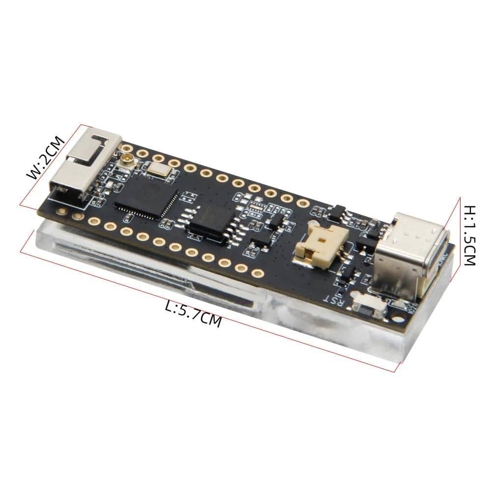 LILYGO- T-Track ESP32-S3 AMOLED Trackball Development Board ESP32-S3R8 WiFi Bluetooth 1,1-calowy ...