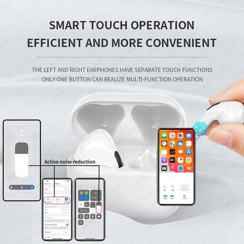 Dla Apple Original Air Pro 6 TWS Bezprzewodowe słuchawki Bluetooth w ...